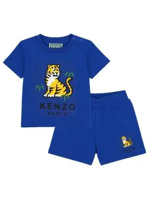 Kenzo Set T Shirt+short - Blue