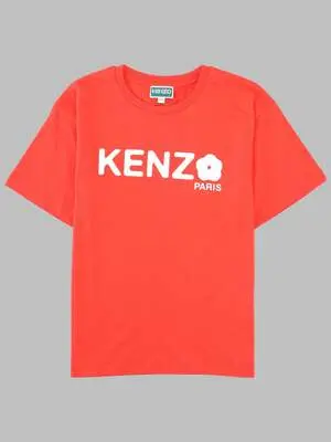 Kenzo T Shirt Con Stampa Logo - Red