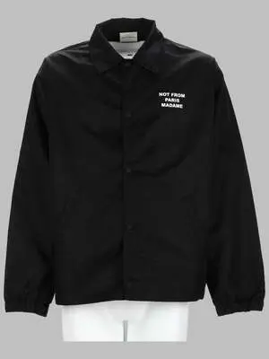 Drole De Monsieur Giacca Jacket With Slogan