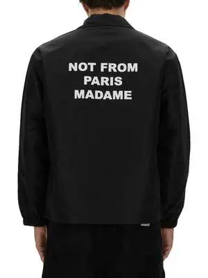 Drole De Monsieur Giacca Jacket With Slogan