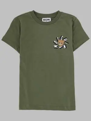 Moschino T Shirt Con Logo - Green