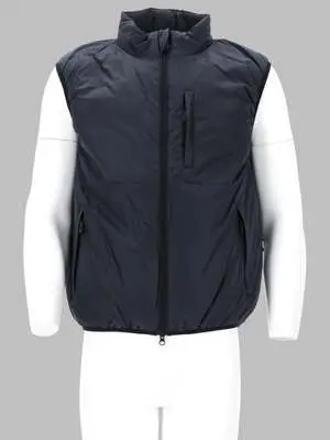 Aspesi Sleeveless Zip-up Vest - Blue