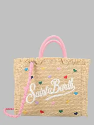 MC2 SAINT BARTH Colette Straw N Mini Hearts Col Emb