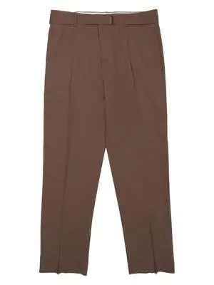 BE ABLE Pantalone In Misto Lana - Brown