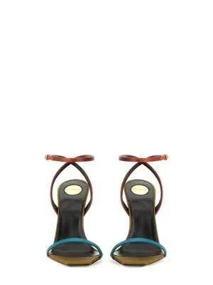 Saint Laurent Dominique Strappy High Heel Sandals
