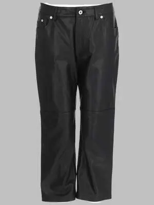 Alexander McQueen Pantalone In Similpelle