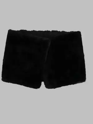 ISABELLA PELLICCIA Sciarpa In Eco Fur - Black