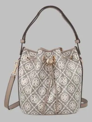Tory Burch Borsa A Secchiello 't Monogram - Dove