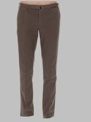 Incotex Pantalone In Cotone - Brown