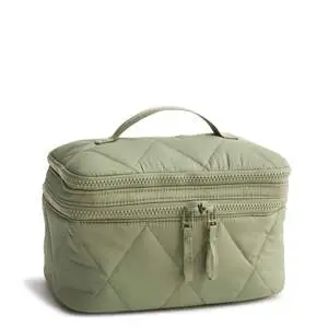 VERA BRADLEY Brush Up Cosmetic Case In Deep Lichen - Green