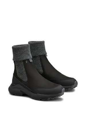 TOD'S Leather Knitted Boots