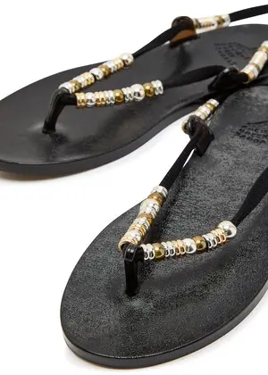 ANCIENT GREEK SANDALS Esther Beaded Jelly Sandals