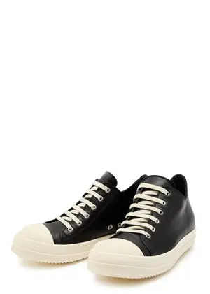 Rick Owens Low Leather Sneakers