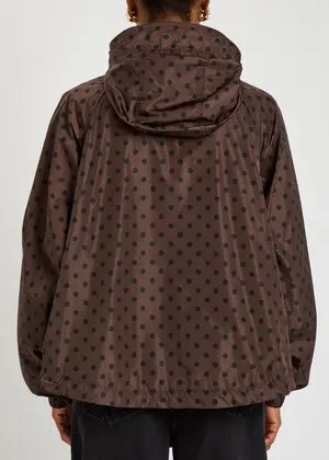 GANNI Polka Dot Hooded Jacket