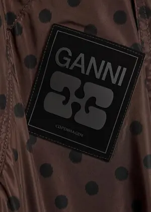 GANNI Polka Dot Hooded Jacket