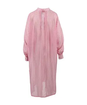 ERMANNO FIRENZE Striped-pattern Midi Dress