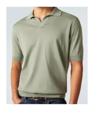 LARDINI Cotton Piqué Polo Shirt