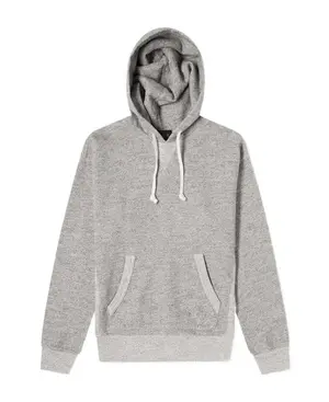 Ralph Lauren Logo Drawstring Hoodie - Gray