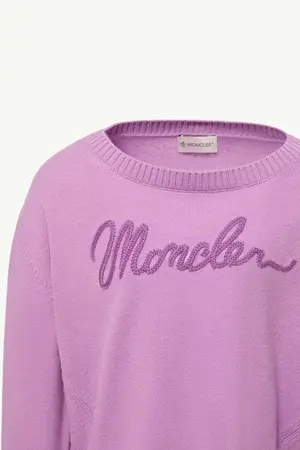 Moncler Wool And Cashmere Logo Sweater