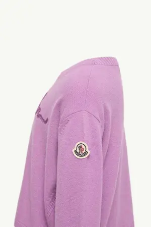 Moncler Wool And Cashmere Logo Sweater