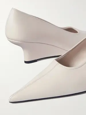 TOTEME 55mm Sharp Nappa Wedge Pumps