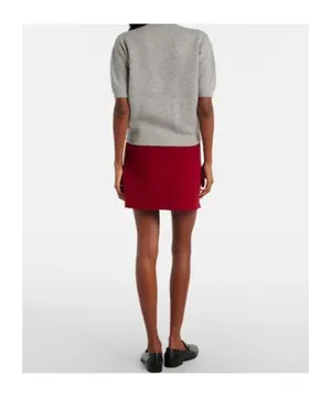 Max Mara Knitted Wool And Cashmere-blend T-shirt