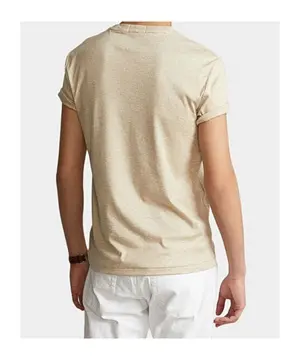 Polo Ralph Lauren Pony-embroidered Crewneck T-shirt - Beige