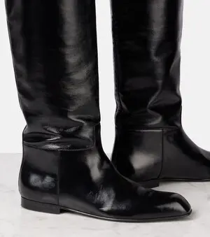 Khaite Colt Leather Knee-high Boots