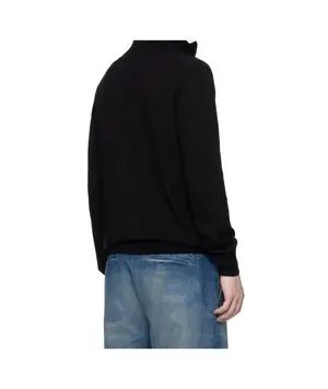 Hugo Boss Logo-patch Zip-neck Sweater