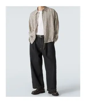 Studio Nicholson Nostra Checked Cotton Shirt