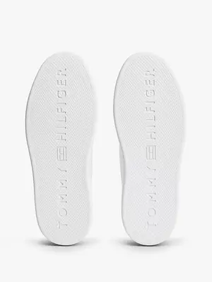 Tommy Hilfiger Logo Lightweight Leather Court Trainers