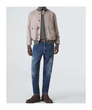 Brunello Cucinelli Cashmere-trimmed Wool Bomber Jacket