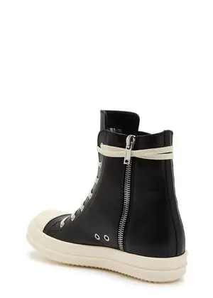 Rick Owens Leather Sneakers