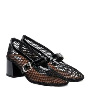 Alaïa Mary Jane Shoes - Black