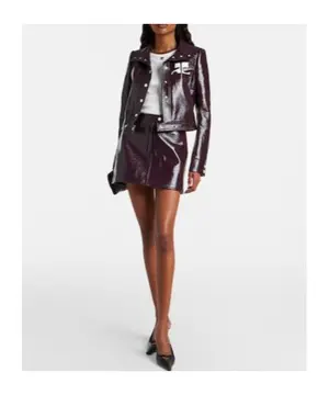 COURREGES Cotton-blend Miniskirt