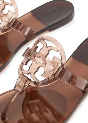 Tory Burch Miller Logo Jelly Sandals