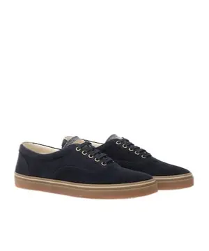 Brunello Cucinelli Leather-trimmed Suede Sneakers - Black