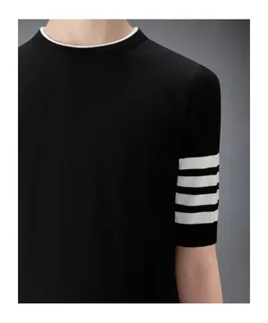 Thom Browne 4-bar Short-sleeve T-shirt