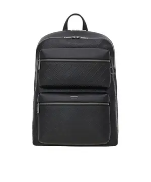 FERRAGAMO Monogram Backpack - Black
