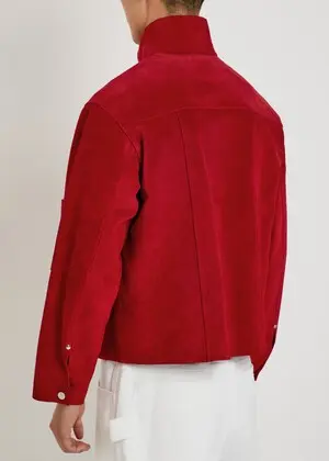 BODE Welding Suede Jacket