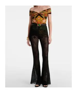 Etro Printed Off-shoulder Bodysuit
