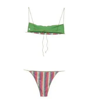 Oseree Two-piece Striped Bikini Set