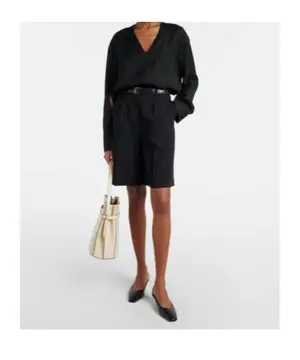 TOTEME High-rise Bermuda Shorts