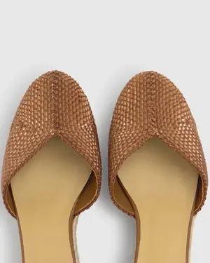 CastaÑer Cora Woven-design Heeled Espadrilles