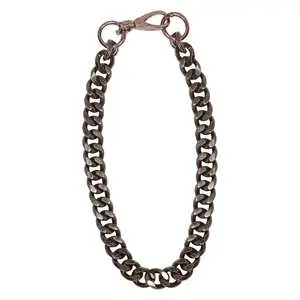 SYLVIA PIECHULLA Chunky Aluminium Link Chain Necklace - Black