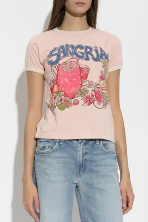 MOTHER T-shirt ‘lil Goodie Ringer