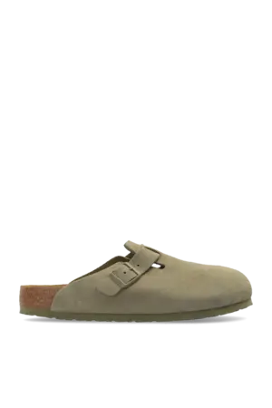 BIRKENSTOCK Suede Mules `boston Bs