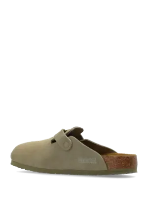 BIRKENSTOCK Suede Mules `boston Bs