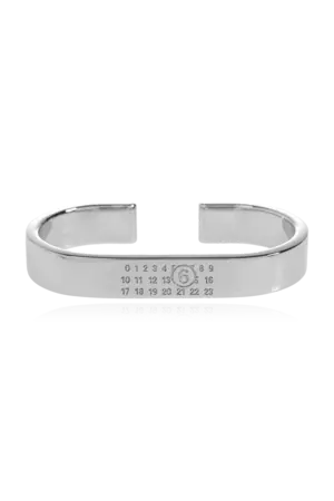 MAISON MARGIELA Double Ring With Engraved Logo