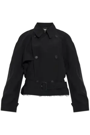 MAISON MARGIELA Jacket With Raw Finish - Black